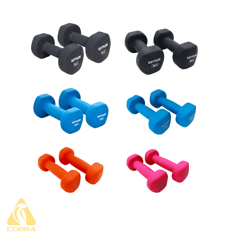 Kettler Neoprene Dumbbell | Cobra Sports Sdn Bhd