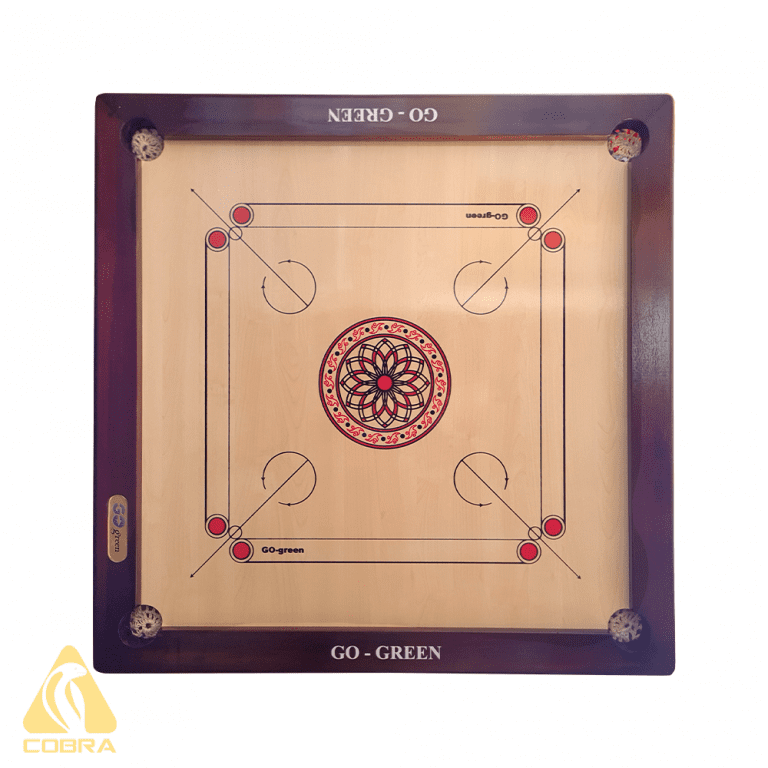 GC-125 Go Green – Tournament Carrom Board | Cobra Sports Sdn Bhd