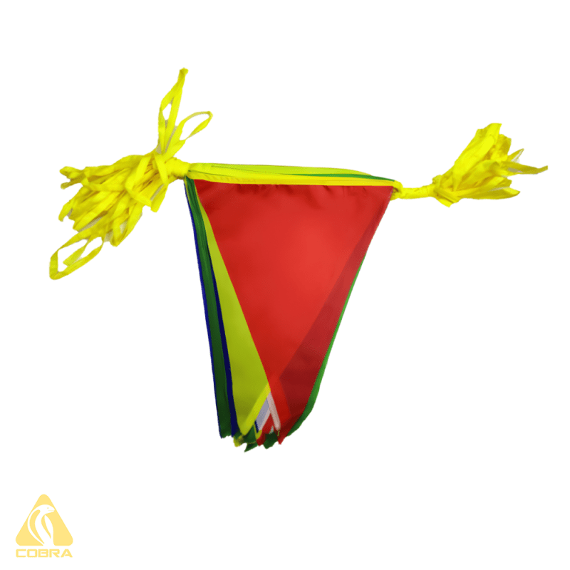 Vinex Triangle Nylon Bunting Flags | Cobra Sports Sdn Bhd